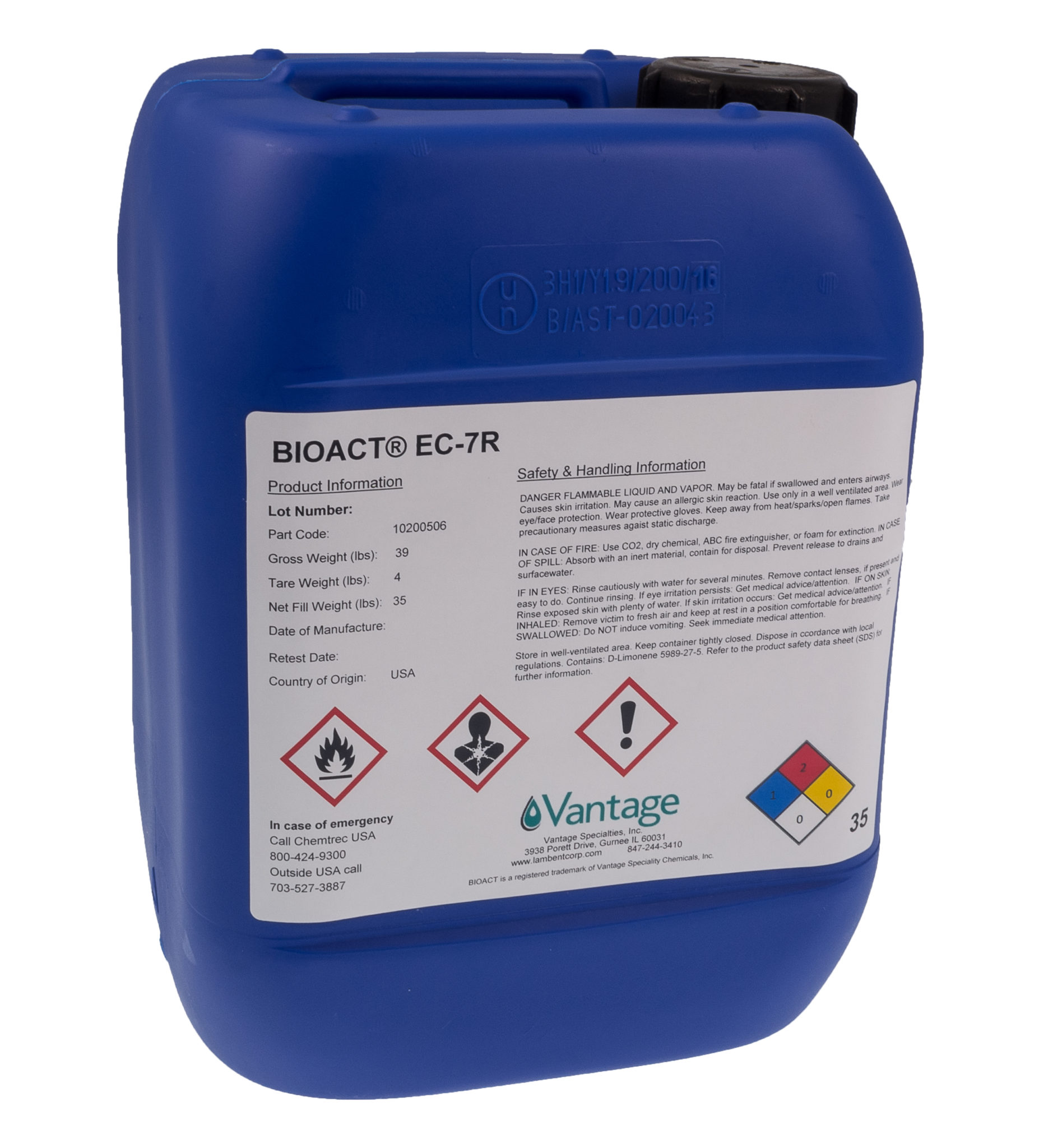 BIOACT EC7R CLEANER 19L (16KG) - Solder Connection