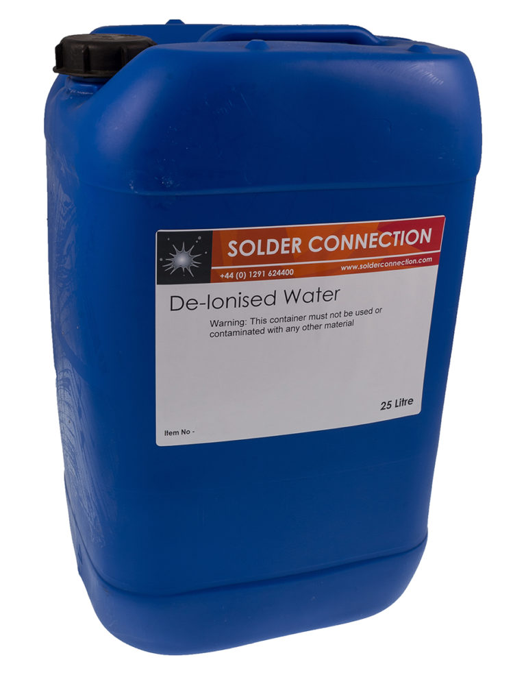DE-IONISED WATER - Solder Connection