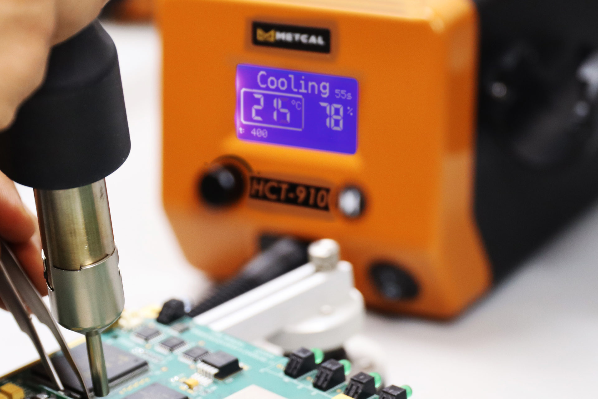 HCT-910-21 HOT AIR REWORK SYSTEM - Solder Connection