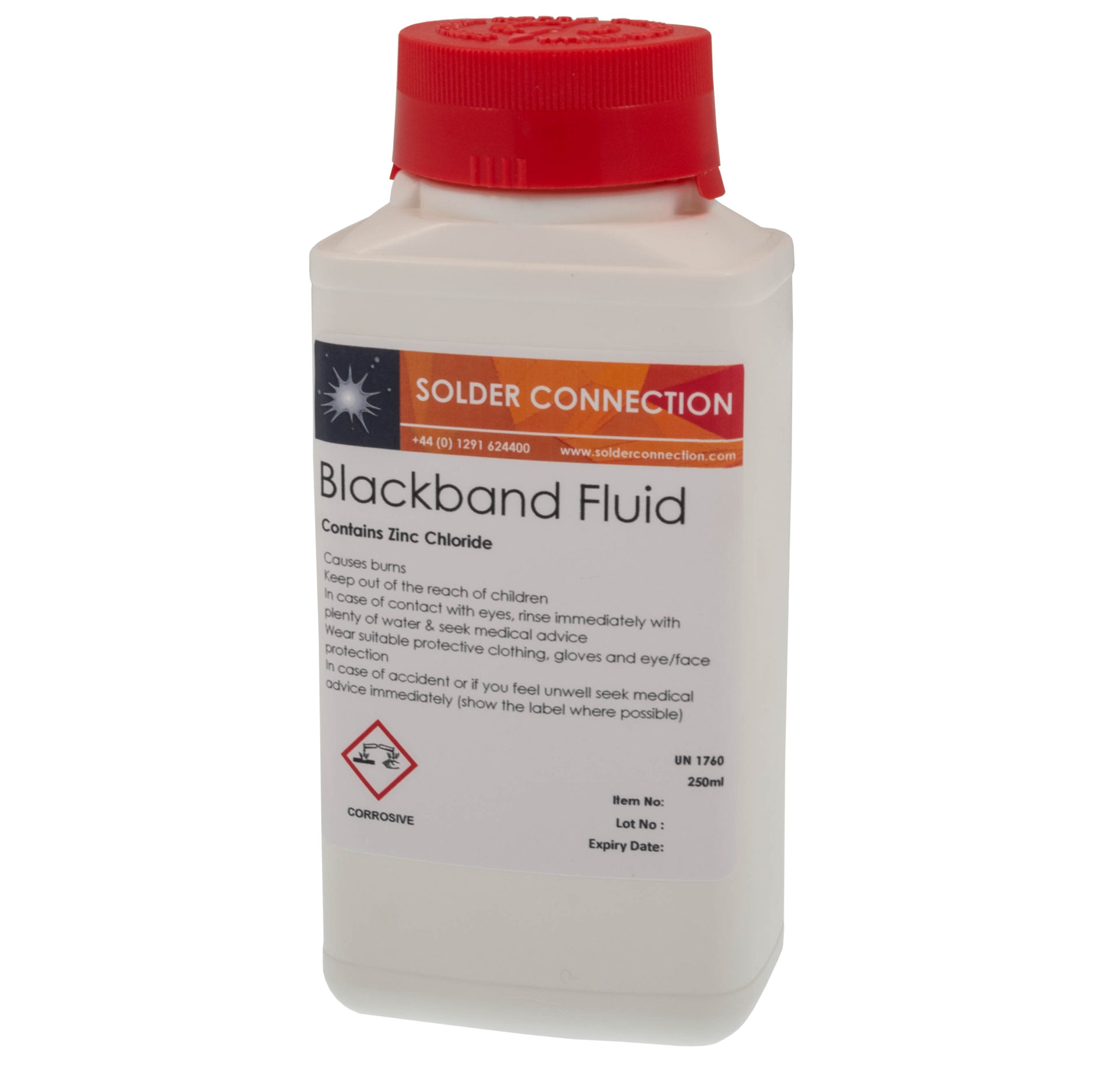 TSC BLACKBAND FLUX FOR ZINC & CAST IRON - Solder Connection