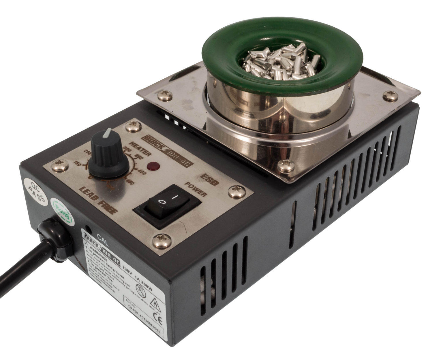 100-4C SOLDER DIPPING POT - Solder Connection