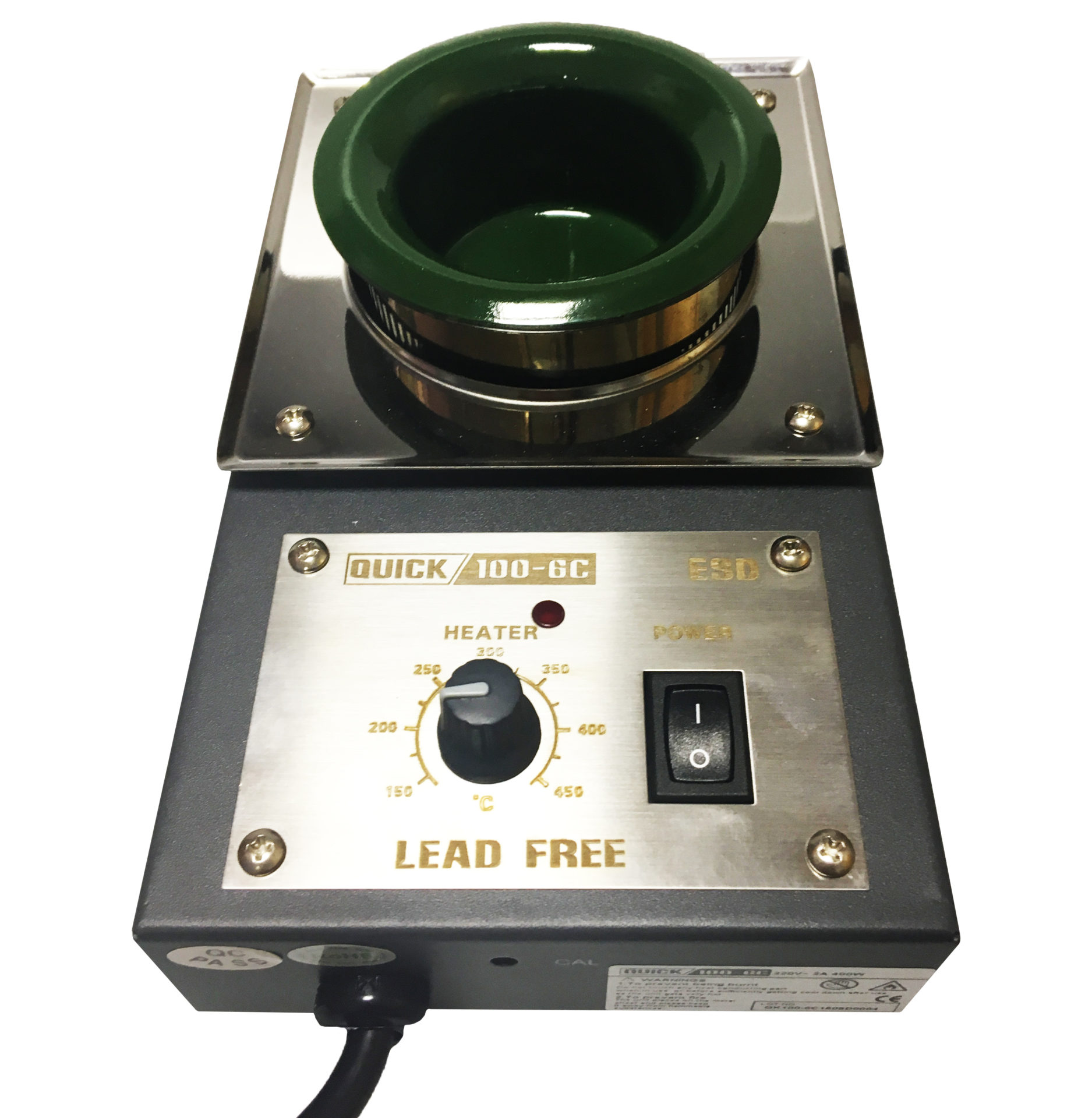 100-6CA SOLDER DIPPING POT - Solder Connection