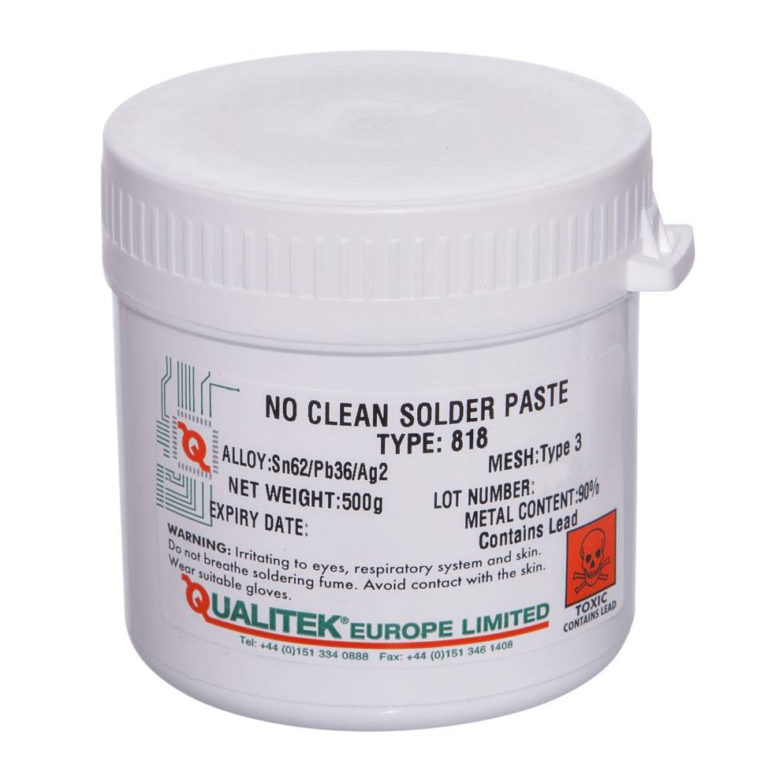 DELTA 818 NO CLEAN SOLDER PASTE - Solder Connection