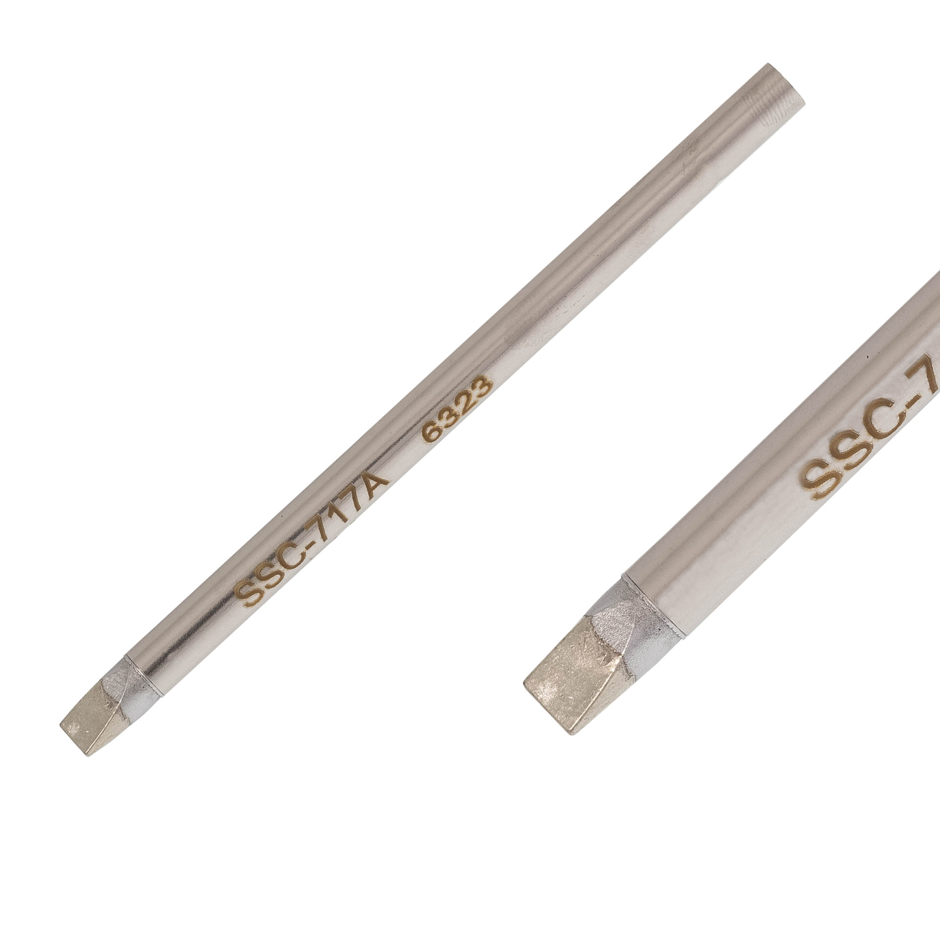 SSC-x17A 5.3MM CHISEL SOLDERING CARTRIDGE - Solder Connection