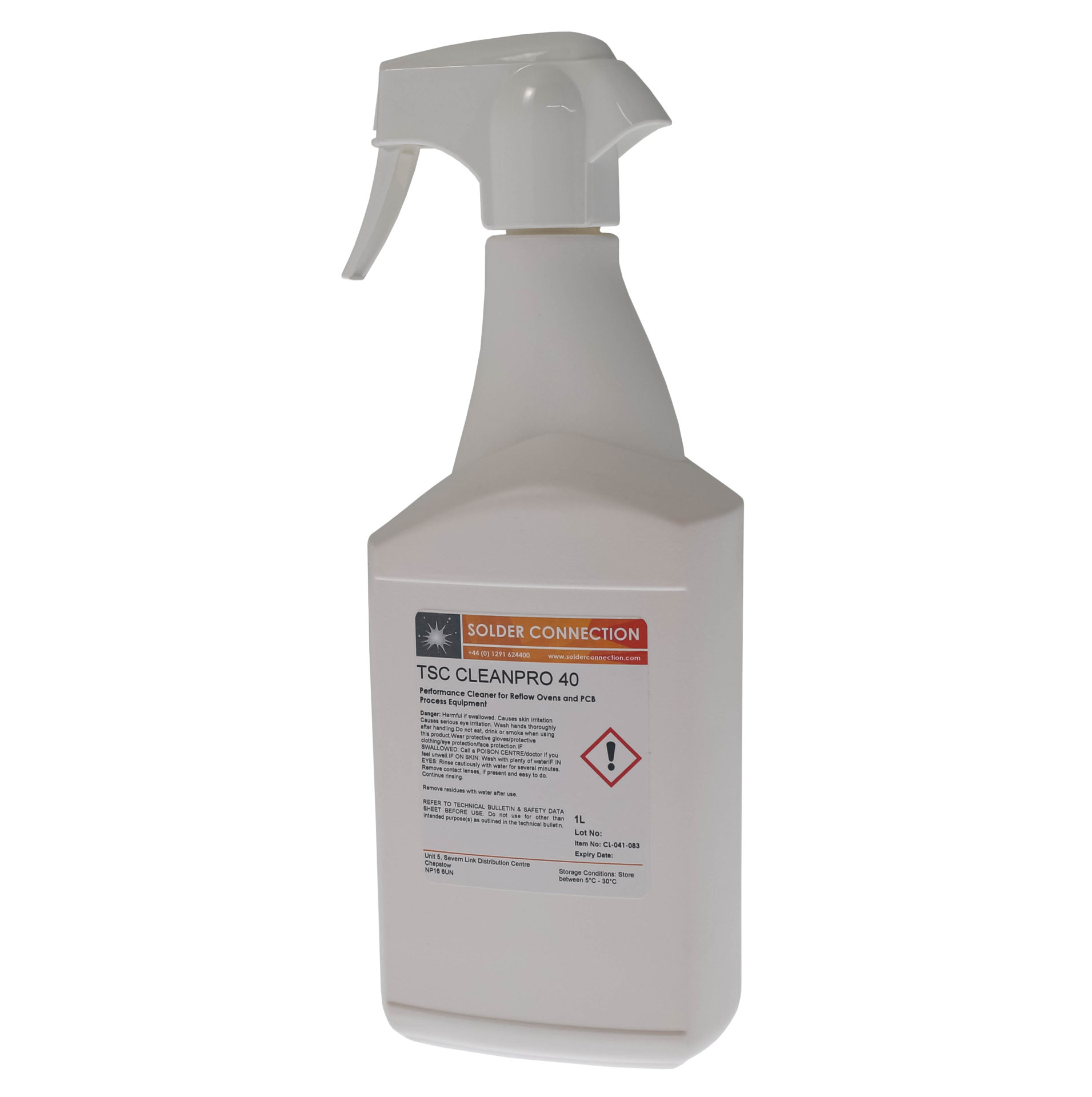 TSC CLEANPRO 40 REFLOW OVEN CLEANER - Solder Connection