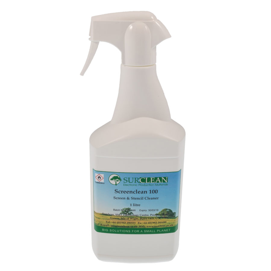 SCREENCLEAN 100 STENCIL CLEANER - Solder Connection