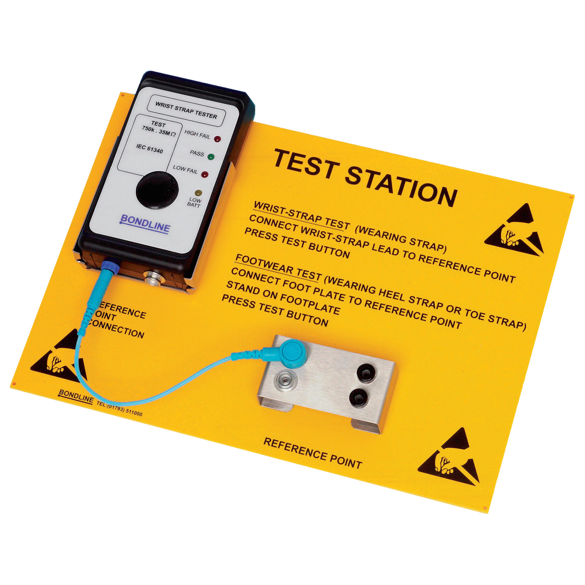 WST2 WRIST STRAP TEST STATION - Solder Connection