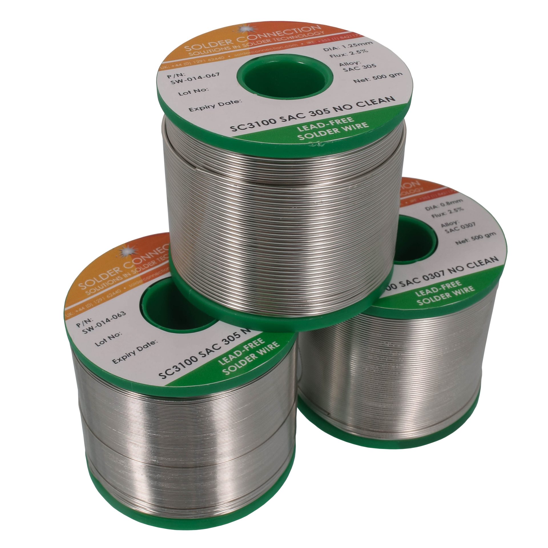 SC3100 SAC0307 2.5% NO CLEAN SOLDER WIRE - Solder Connection