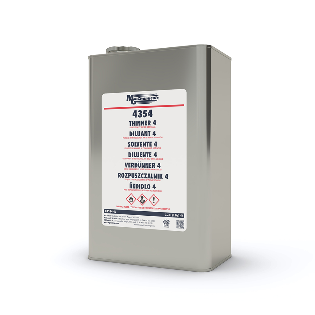 4354 THINNER 4 SLOW DRYING CONFORMAL THINNER - Solder Connection