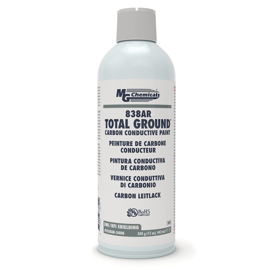 838AR-340G CARBON CONDUCTIVE SPRAY PAINT - Solder Connection